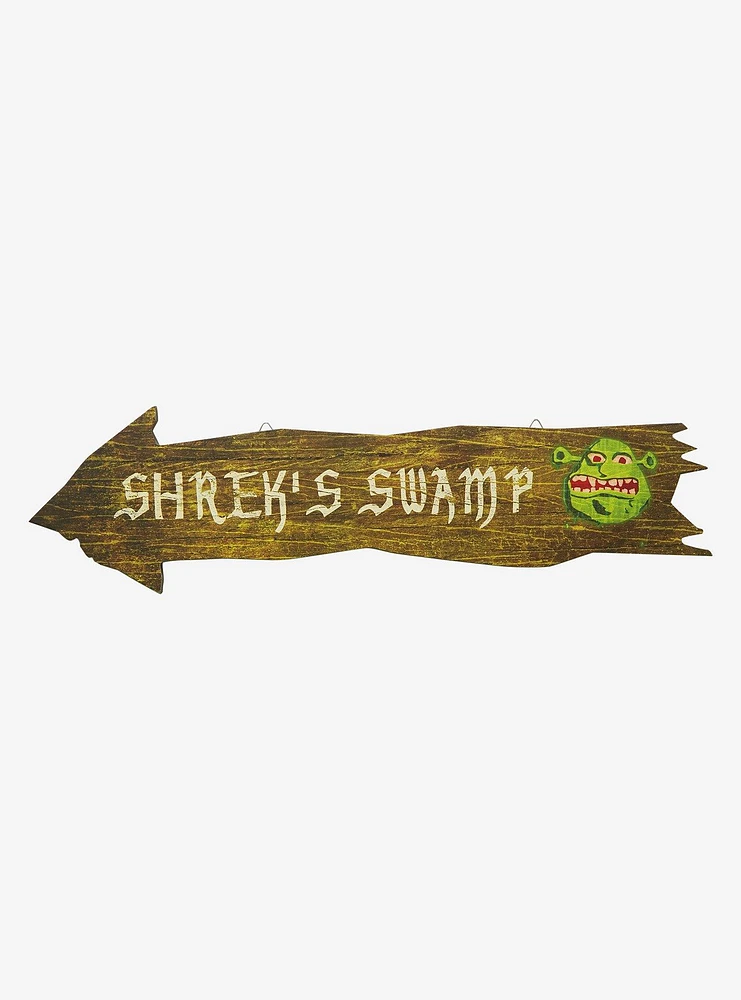 Shrek DreamWorks Shrek Swamp Arrow Wall Sign - BoxLunch Exclusive ...