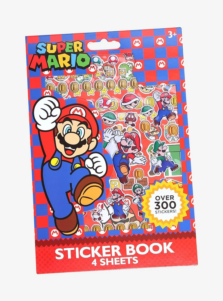 Hot Topic Super Mario Sticker Sheet Book | Mall of America®