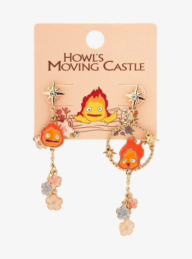 Howl's Moving Castle Studio Ghibli Howl's Moving Castle Calcifer Floral ...