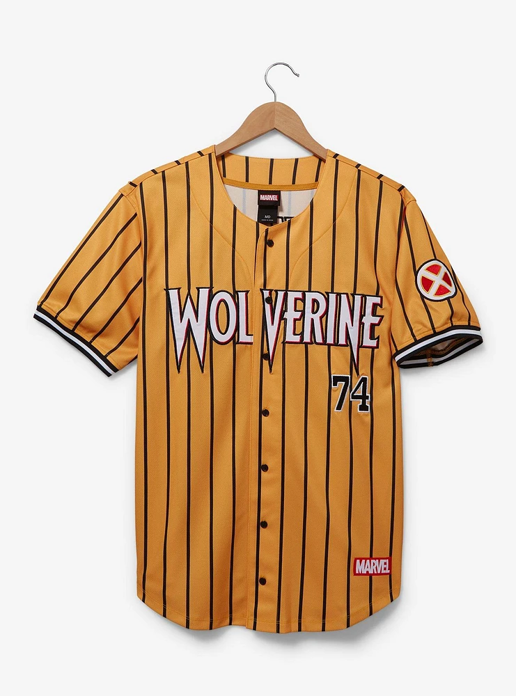 Boxlunch Marvel X-Men Wolverine Howlett Striped Baseball Jersey ...