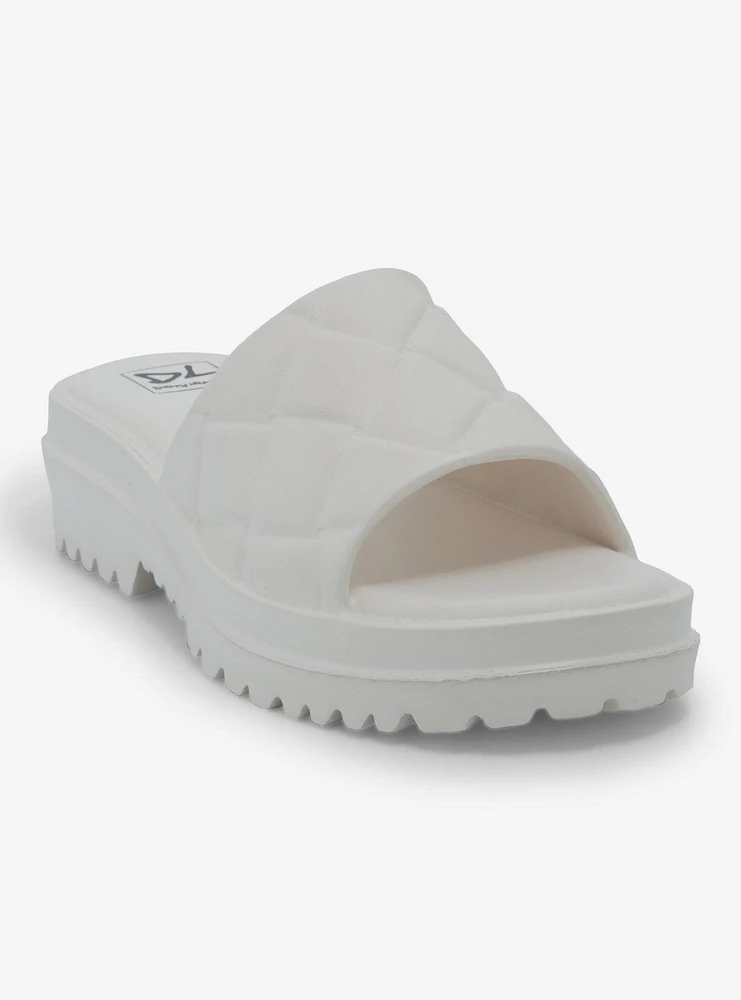 Hot Topic Dirty Laundry Foam Chunky Sandals | Hamilton Place