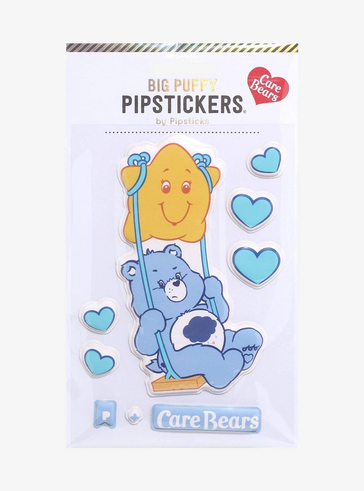 Hot Topic Pipsticks Care Bears Grumpy Bear Puffy Sticker Sheet | Hamilton Place