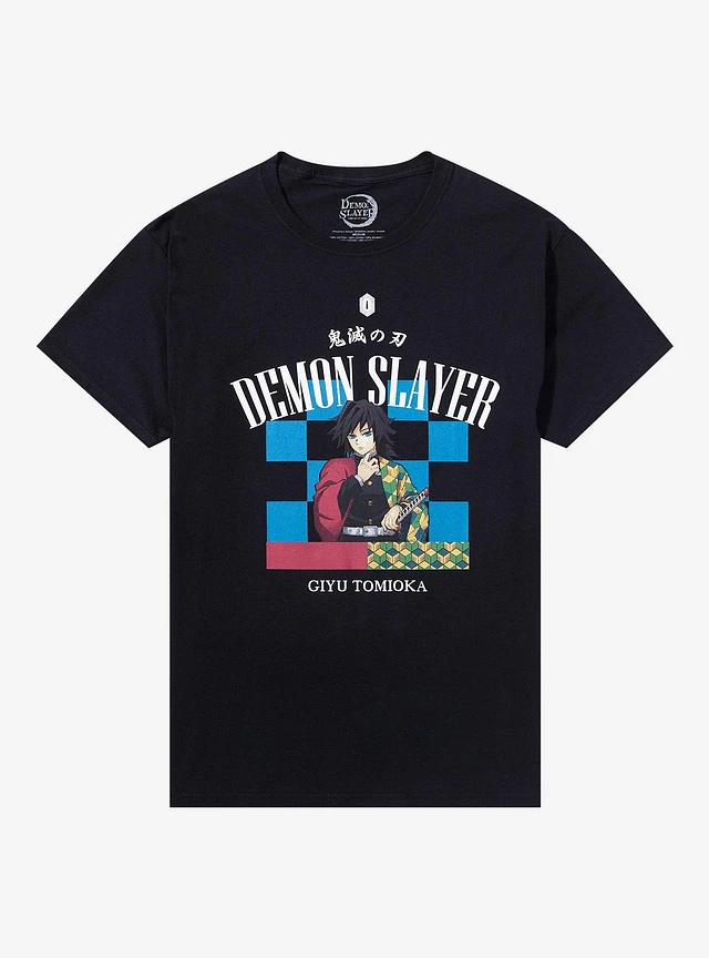 Hot Topic Demon Slayer: Kimetsu No Yaiba Giyu Tomioka T-Shirt at ...