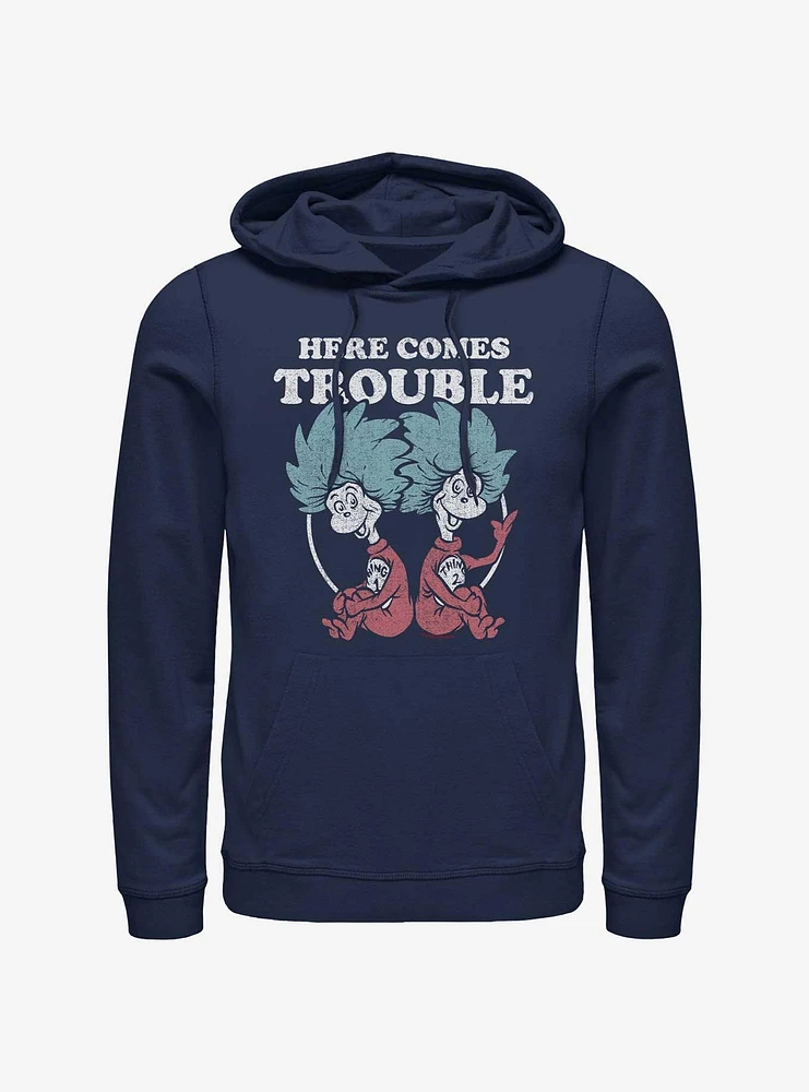 Hot Topic Dr. Seuss Thing 1 and 2 Trouble Hoodie | Hamilton Place
