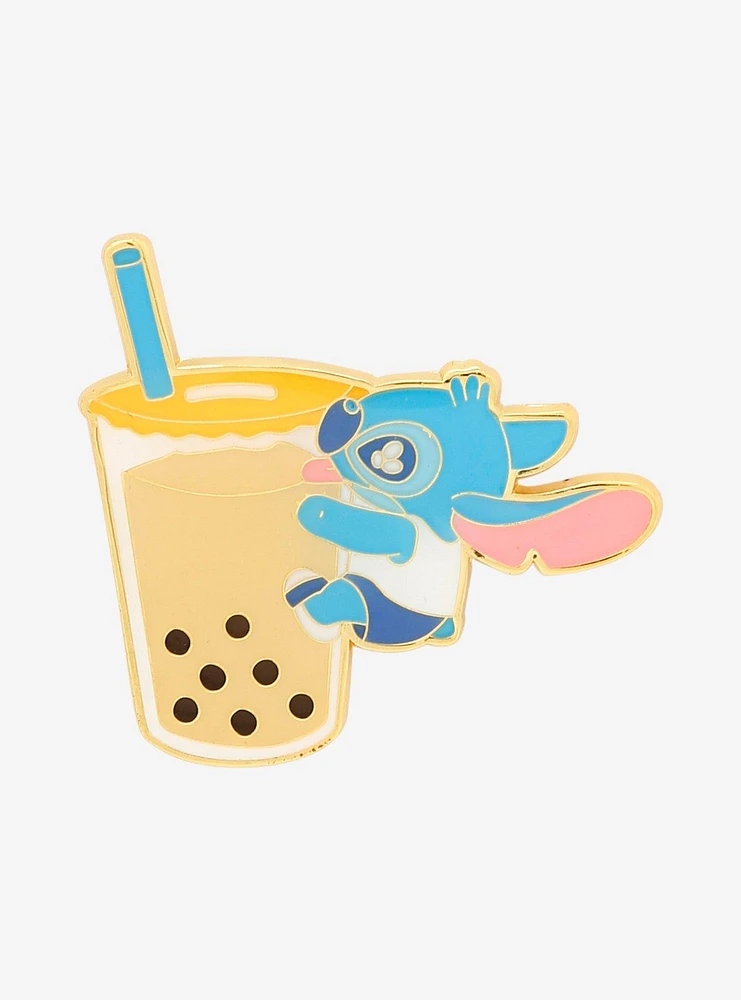 Lilo & Stitch Loungefly Disney Lilo & Stitch Boba Tea Stitch Enamel Pin ...