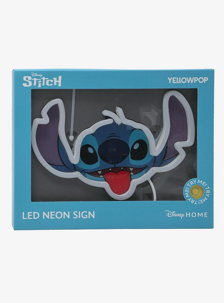 Boxlunch Disney Lilo & Stitch Face Outline LED Neon Sign | Mall of America®