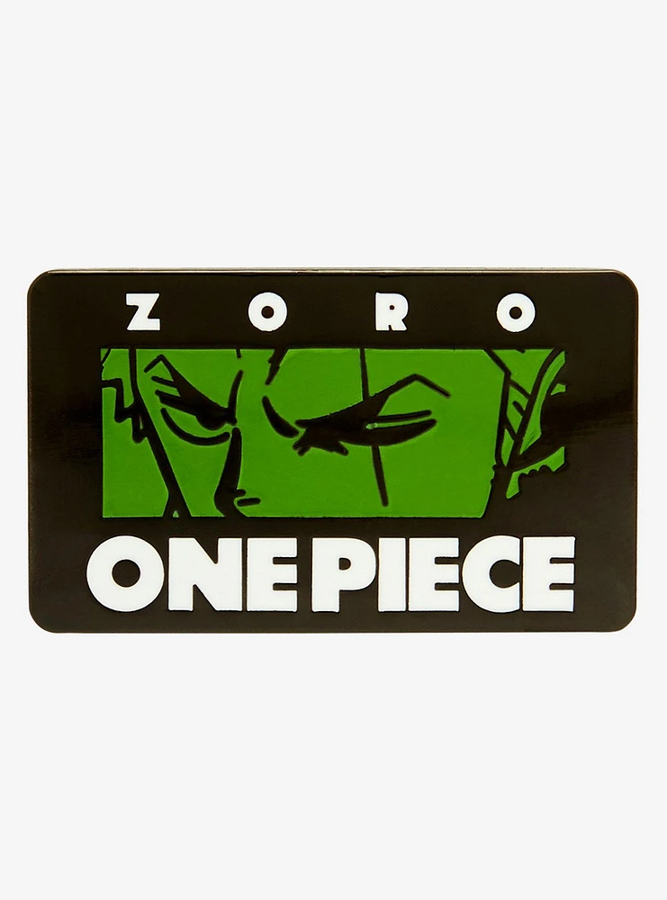 One Piece Roronoa Zoro Eyes Panel Enamel Pin - BoxLunch Exclusive ...