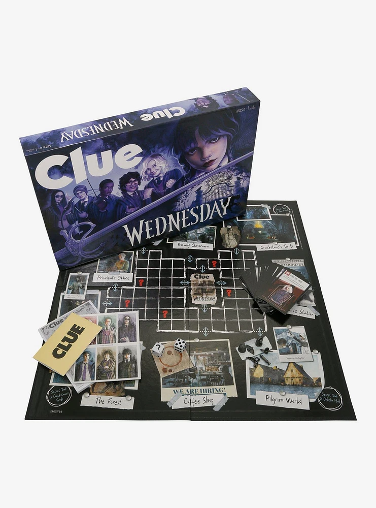 Hot Topic Clue: Wednesday Edition Board Game | Hamilton Place