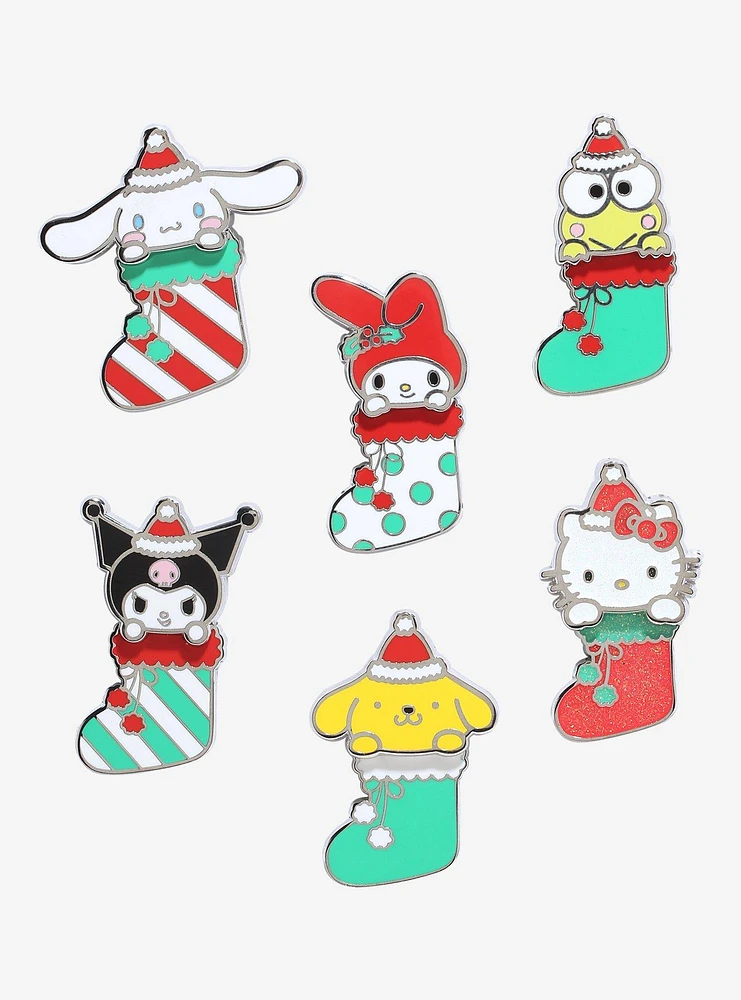 Hot Topic Loungefly Hello Kitty And Friends Stocking Blind Box Enamel Pin | Hamilton Place