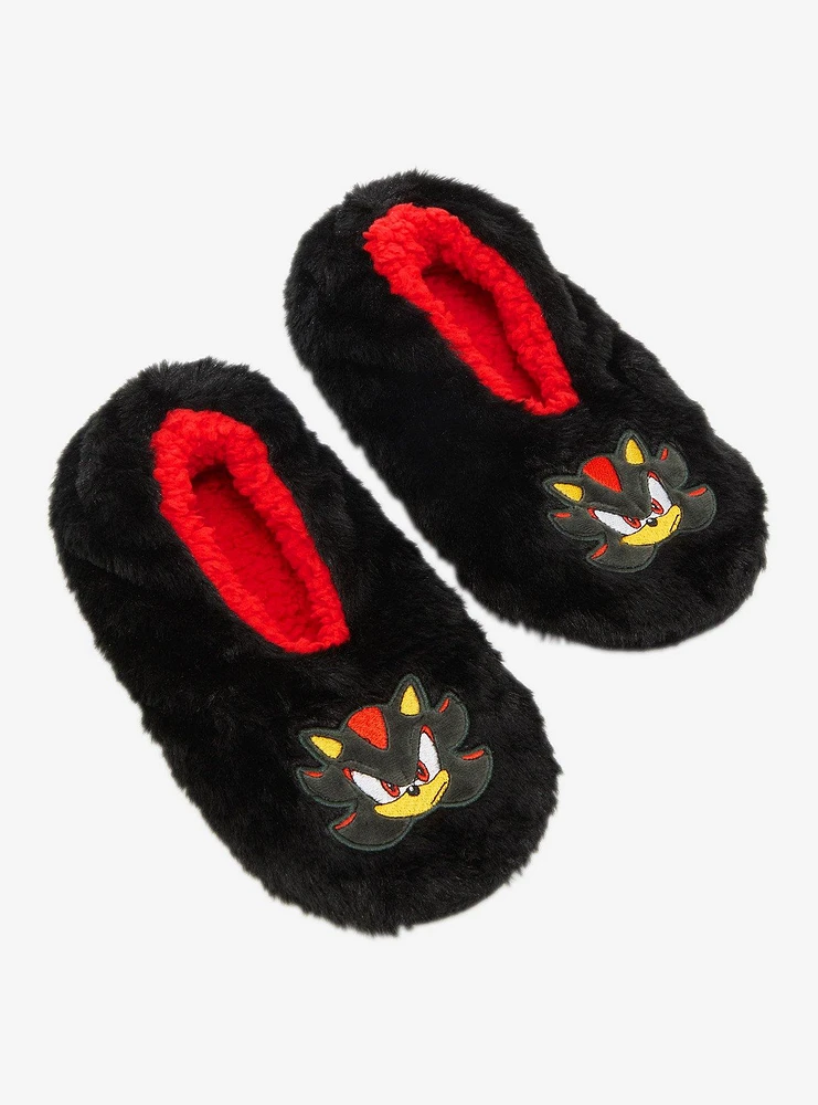 Hot Topic Sonic The Hedgehog Shadow Cozy Slipper Socks | Brazos Mall