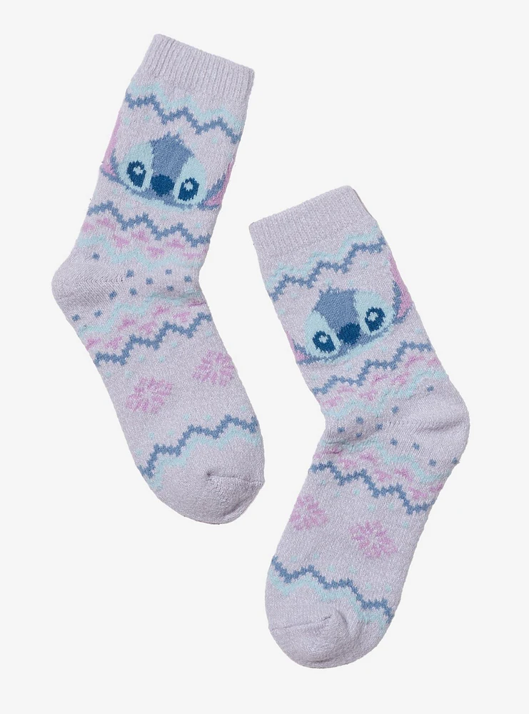 Hot Topic Disney Stitch Fair Isle Cozy Socks | Hamilton Place