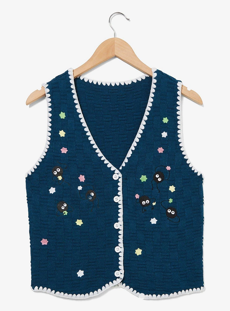 Spirited Away Studio Ghibli Spirited Away Soot Sprites Embroidered Vest ...