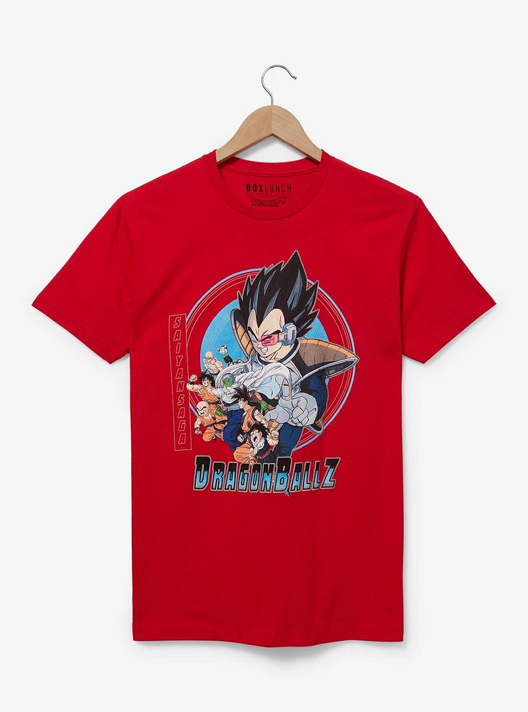 Anime Merch Dragon Ball Z Vegeta Retro T-Shirt — BoxLunch Exclusive ...