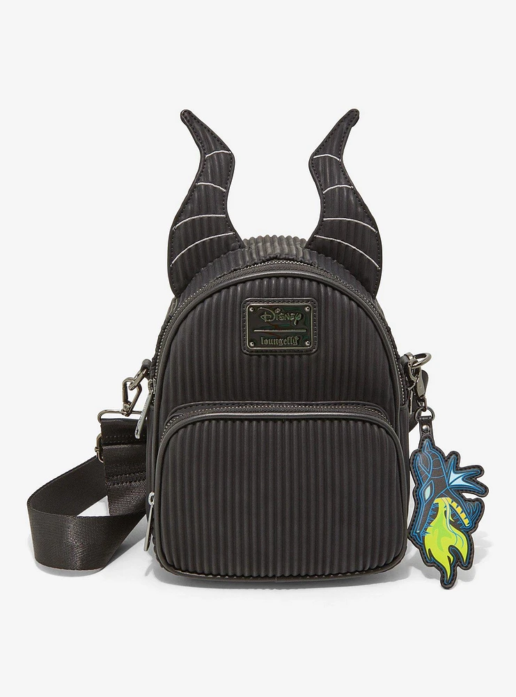 Hot Topic Loungefly Disney Sleeping Beauty Maleficent Convertible Mini ...