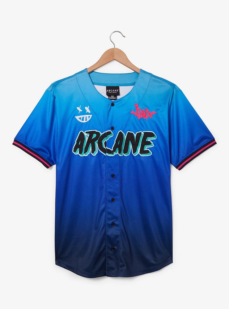 Boxlunch Arcane Jinx Baseball Jersey - BoxLunch Exclusive | Vancouver Mall