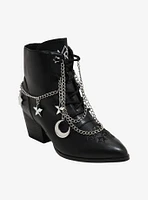 Hot Topic YRU Black Aura Celestial Booties | Mall of America®
