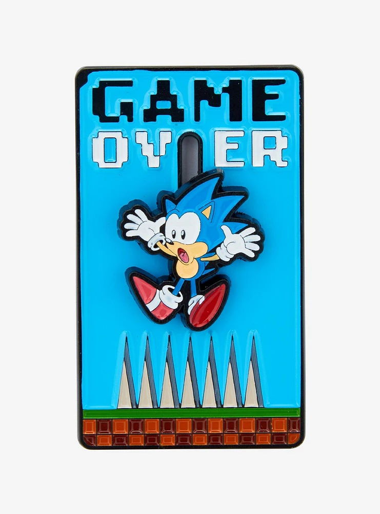 Sonic the Hedgehog Game Over Sliding Enamel Pin | Hamilton Place
