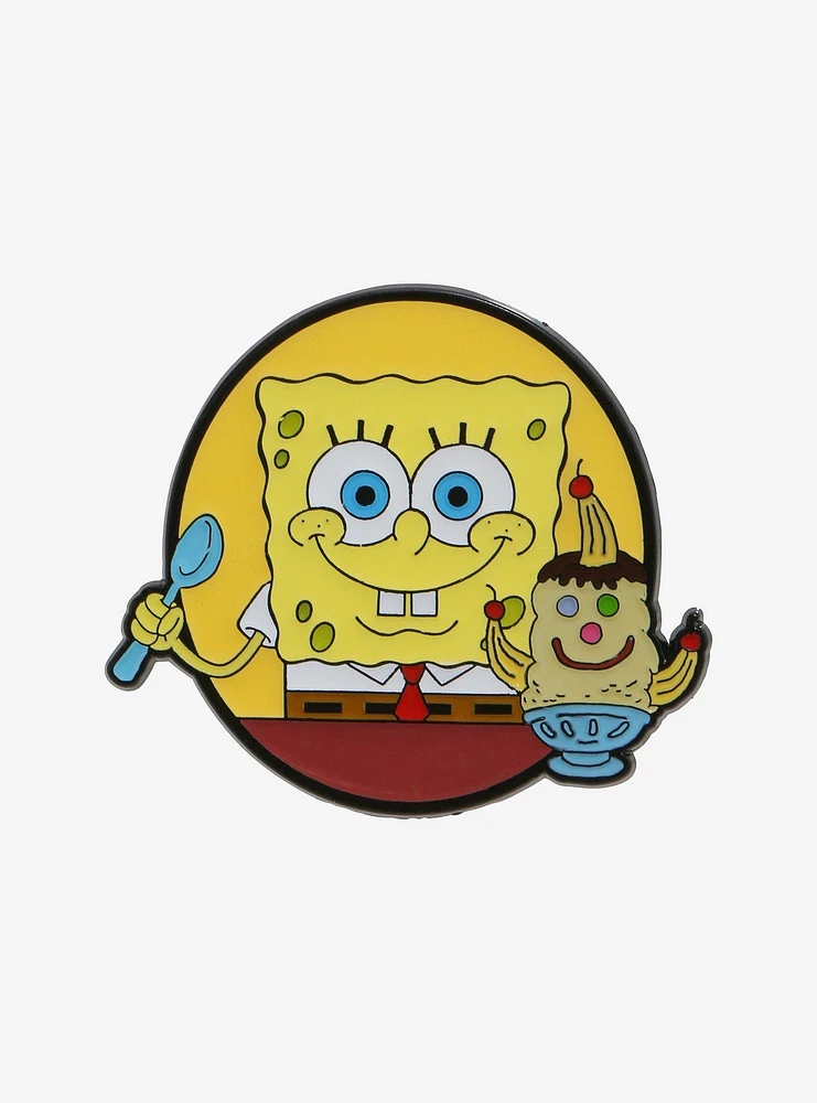 TV SpongeBob SquarePants Ice Cream Sundae Enamel Pin — BoxLunch ...