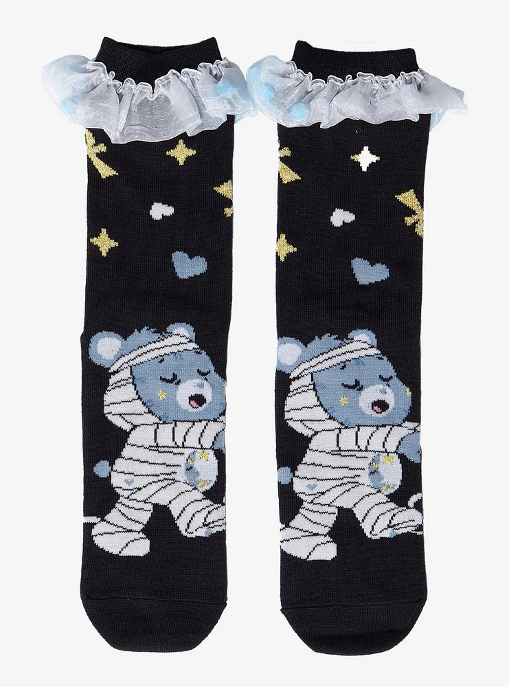Hot Topic Care Bears X Universal Monsters Mummy Ruffle Crew Socks ...