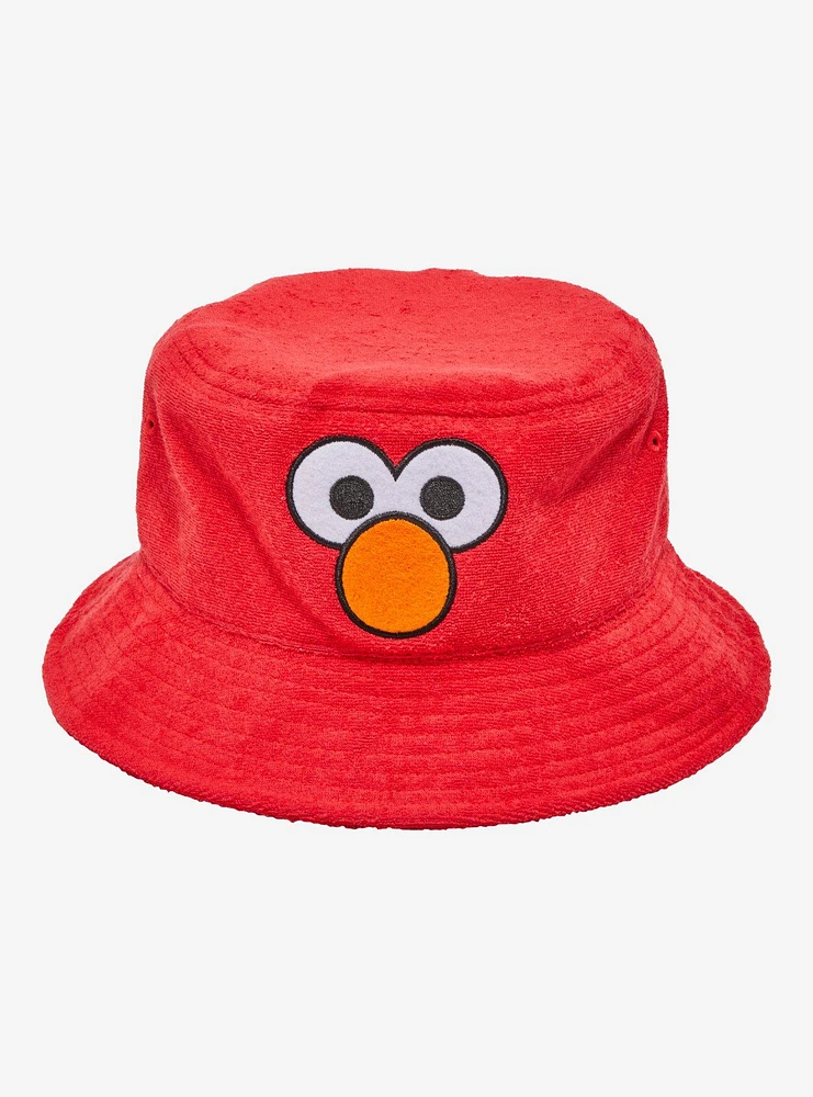 Hot Topic Sesame Street Elmo Terry Cloth Bucket Hat | Hamilton Place
