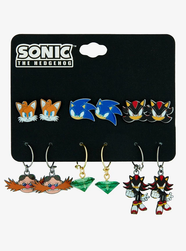 Sonic Pin Ata-Boy Inc. Sonic The Hedgehog Set Of Four 1.25" Buttons ...