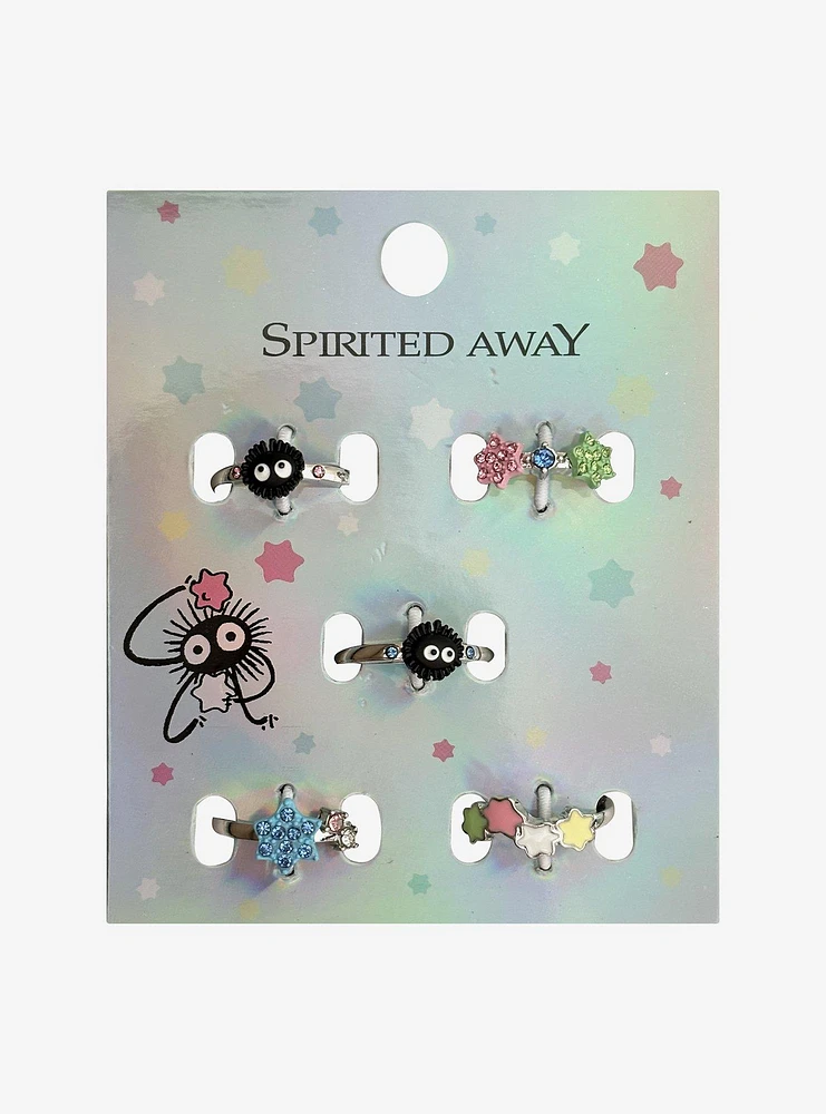 Hot Topic Studio Ghibli® Spirited Away Soot Sprites Glitter Candy Ring ...