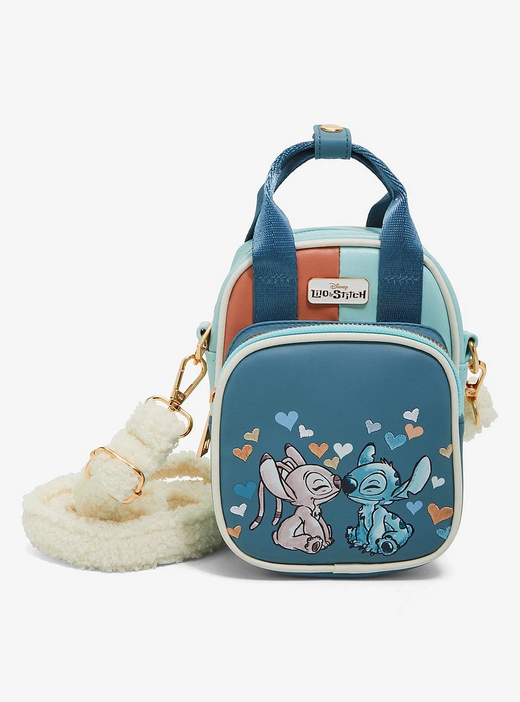 Lilo & Stitch Disney Lilo & Stitch Angel & Stitch Heart Crossbody Bag ...