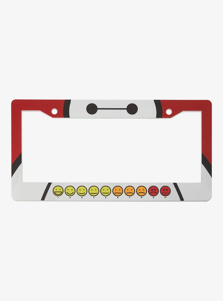 Big Hero 6 Disney Big Hero 6 Baymax Pain Scale License Plate Frame ...