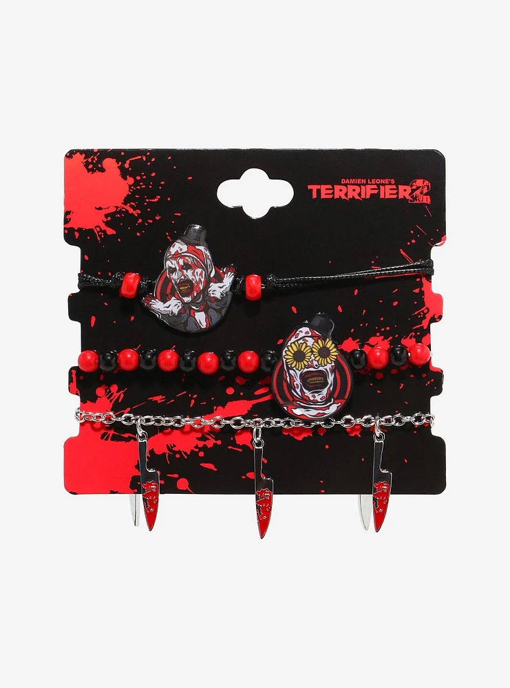 Hot Topic Terrifier Art The Clown Bracelet Set | Hamilton Place