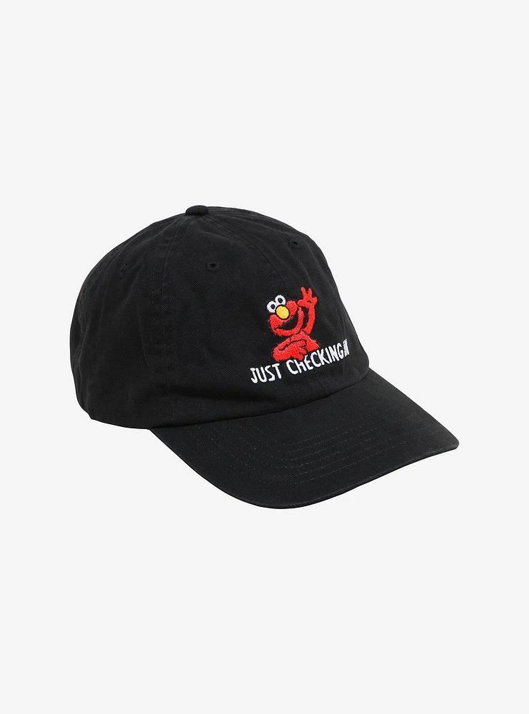 Hot Topic Sesame Street Elmo Checking In Dad Cap | Hamilton Place