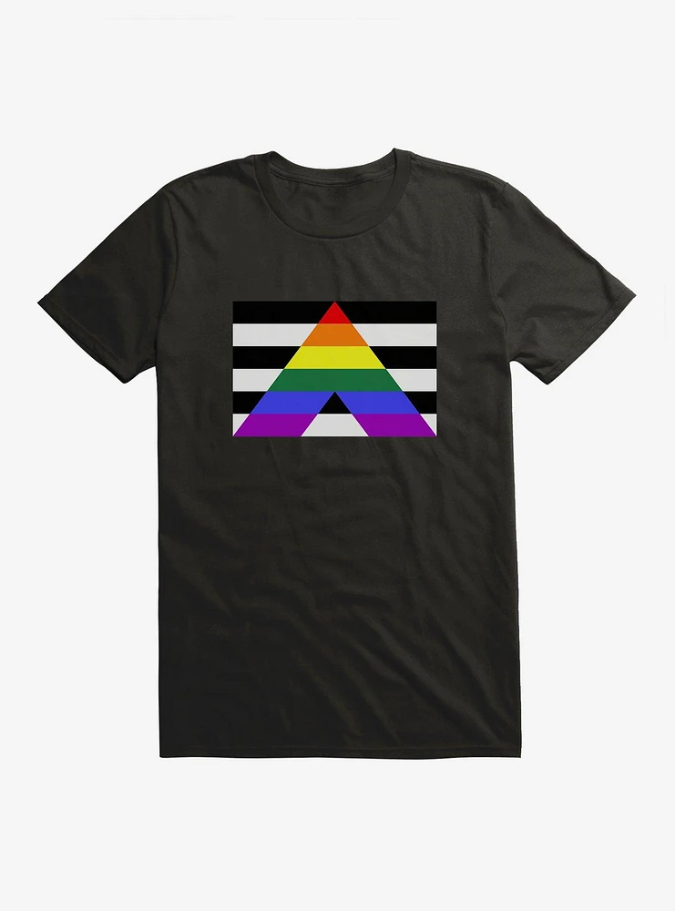 Hot Topic Pride Flags Straight Ally T-Shirt | Hamilton Place