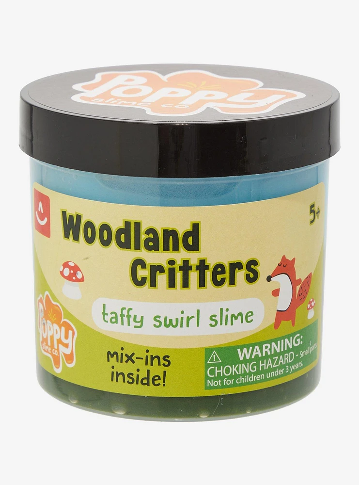 Hot Topic Poppy Slime Co. Woodland Critters Taffy Swirl Slime ...