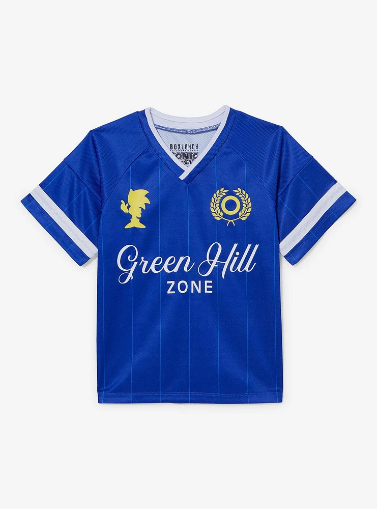 Sonic the Hedgehog Green Hill Zone Toddler Soccer Jersey — BoxLunch ...