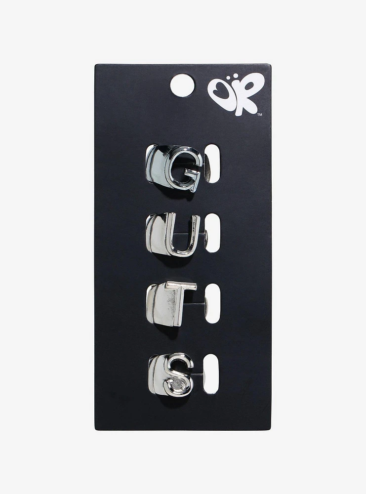 Hot Topic Olivia Rodrigo Guts Letters Ring Set | Hamilton Place
