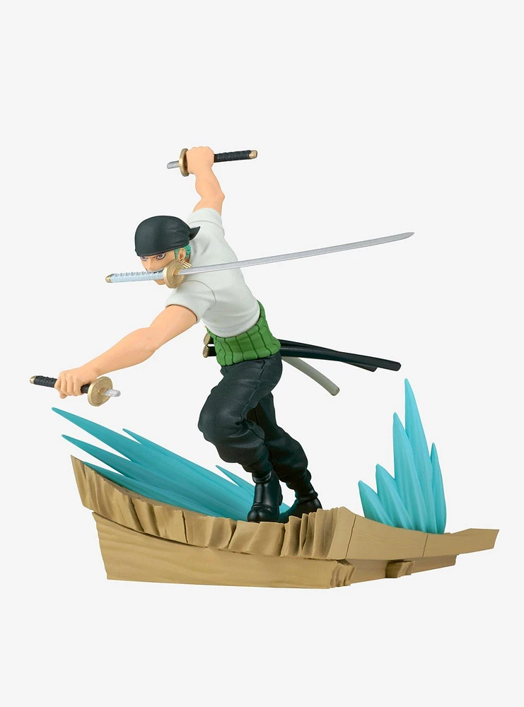 Hot Topic Banpresto One Piece Senkozekkei Roronoa Zoro Figure | Liberty Center