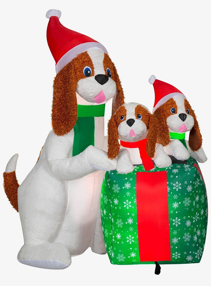 Boxlunch Dog Family Scene Airblown | Hamilton Place