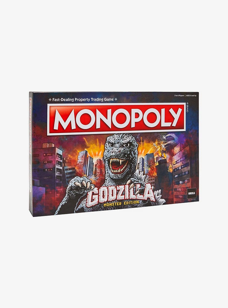 Hot Topic Monopoly: Godzilla Monster Edition Board Game | Hamilton Place