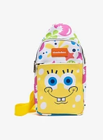 Hot Topic SpongeBob SquarePants Smiling Close Up Crossbody Sling Bag ...