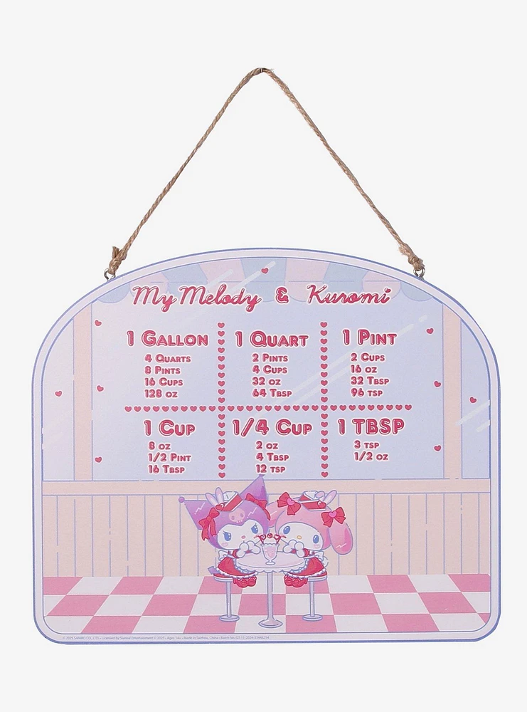 Sanrio My Melody & Kuromi Diner Kitchen Chart at Hamilton Place in ...