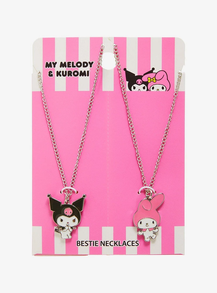 Hot Topic My Melody & Kuromi Cute Poses Best Friends Necklace Set ...