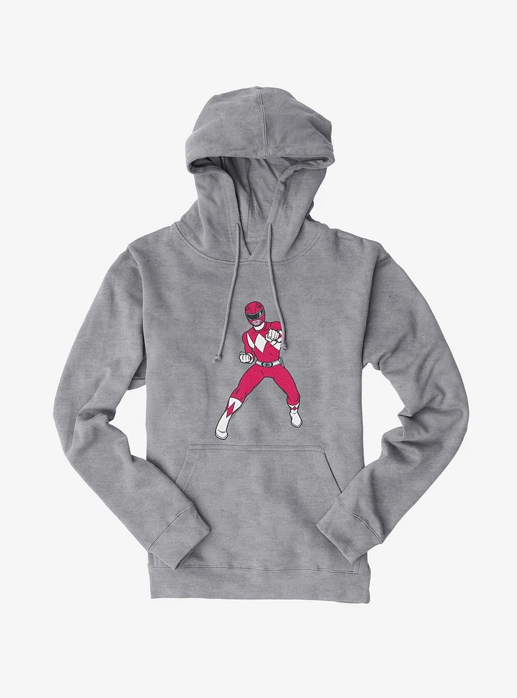 Hot Topic Mighty Morphin Power Rangers Red Ranger Punch Hoodie ...