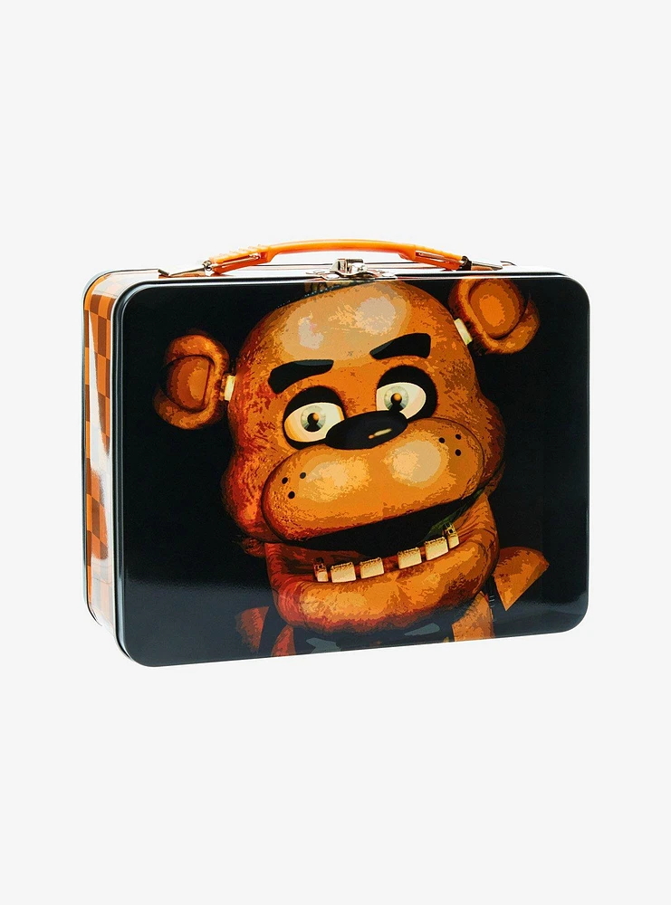 Hot Topic Five Nights At Freddy's Freddy Fazbear Metal Lunch Box ...