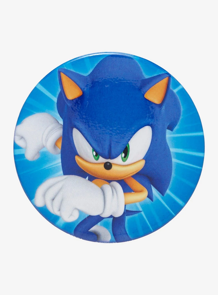 Hot Topic Sonic The Hedgehog 3 Inch Button | Liberty Center