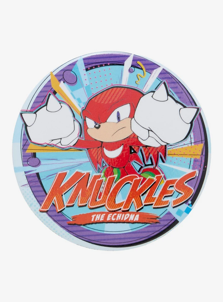 Hot Topic Sonic The Hedgehog Knuckles 3 Inch Button | Hamilton Place