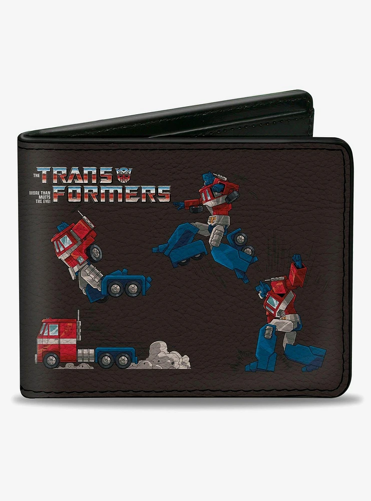 Transformers Optimus Prime and Megatron Conversion Scenes Bifold Wallet ...