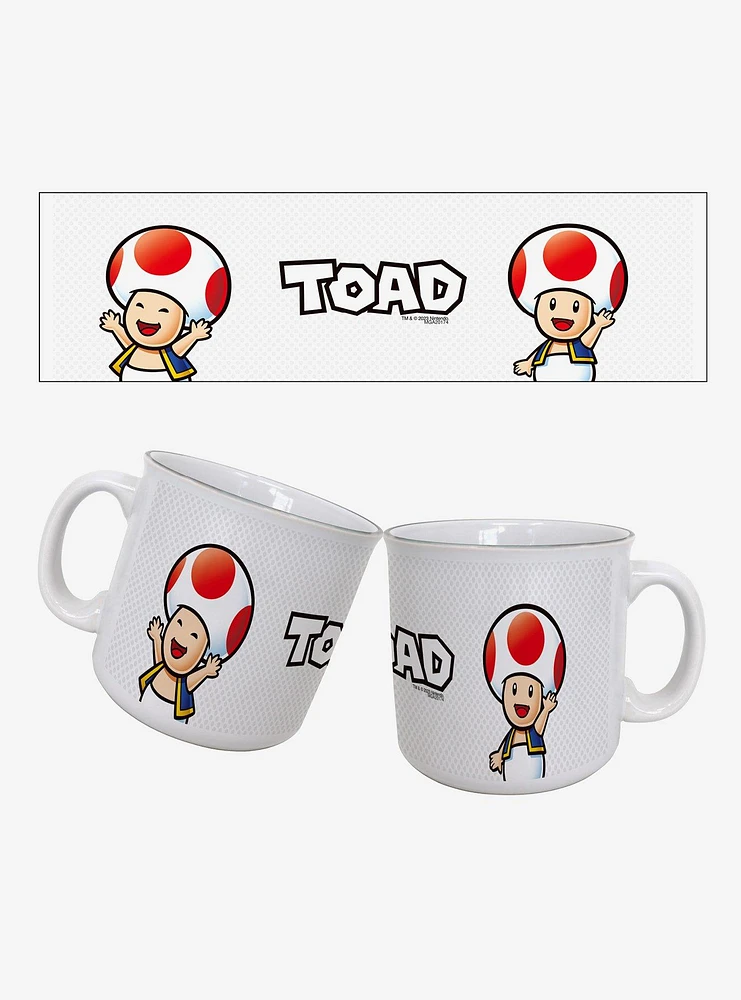 Super Mario Toad Name 20oz Camper Mug | Hamilton Place