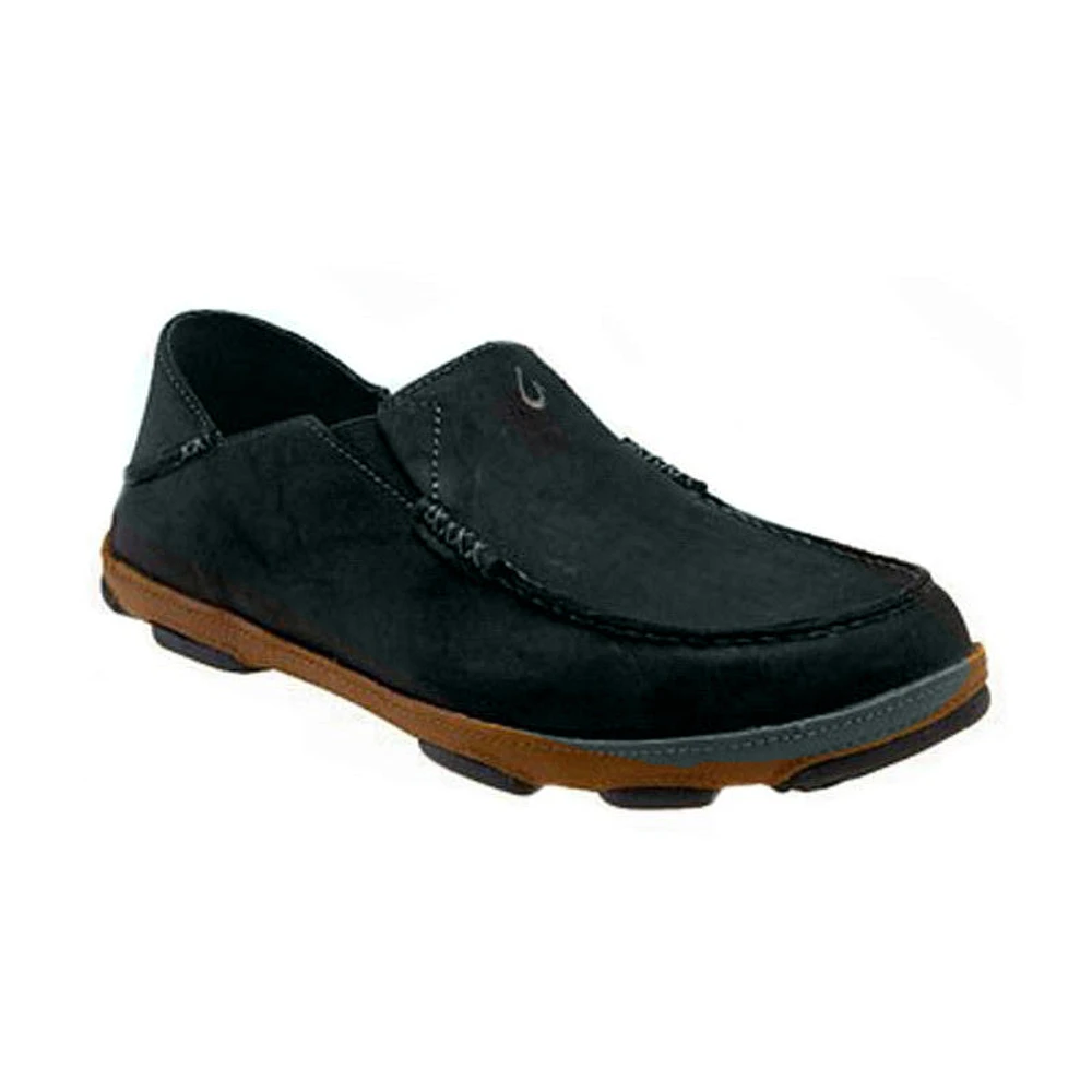 Olukai Men's Moloa Black/Toffee | Hamilton Place