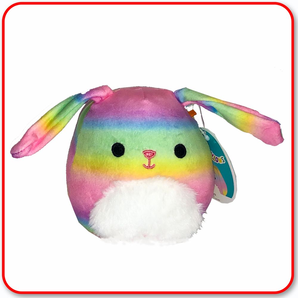 KELLYTOYS Squishmallows - EASTER 5" Danya the Pastel Rainbow Bunny ...