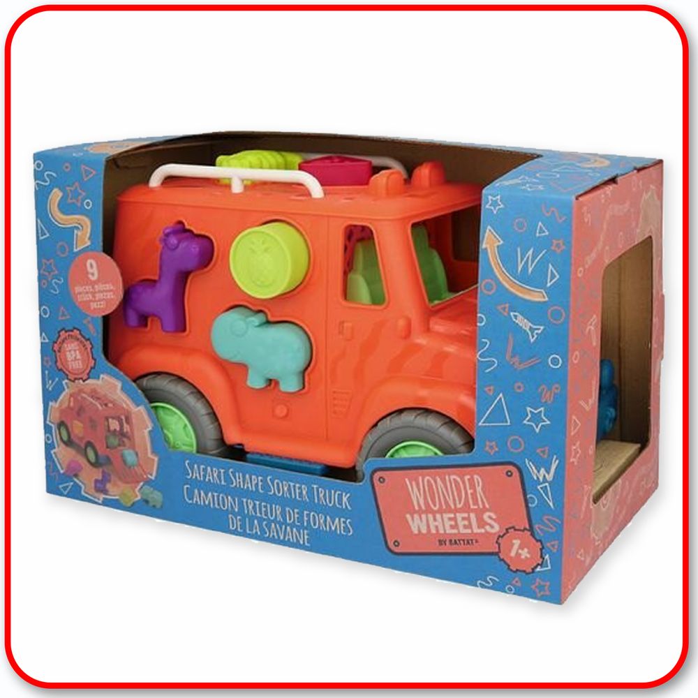 BATTAT - Wonder Wheels Safari Truck Shape Sorter | Bramalea City Centre