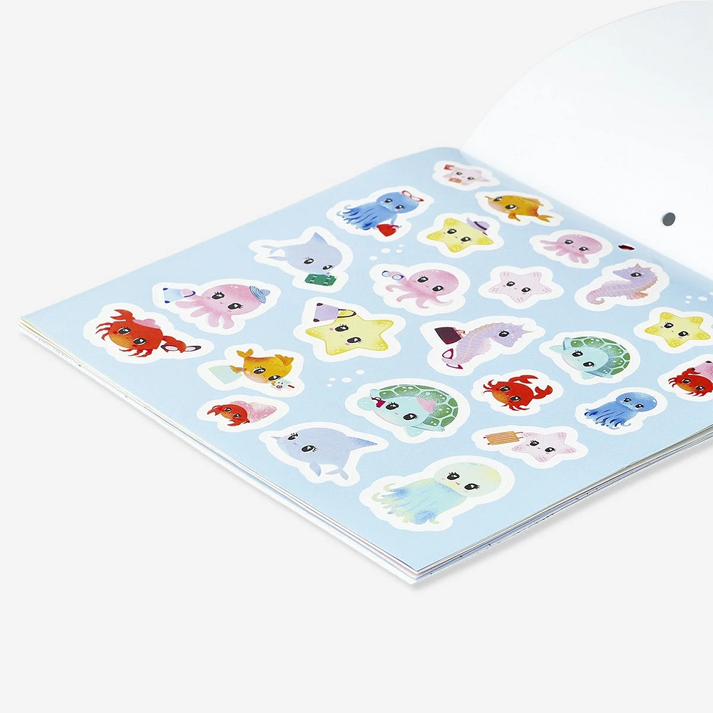 Flying Tiger Copenhagen Livro de actividades inspirado no oceano com ...